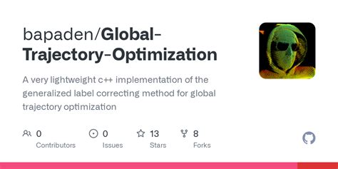 GitHub Bapaden Global Trajectory Optimization A Very Lightweight C Implementation Of The