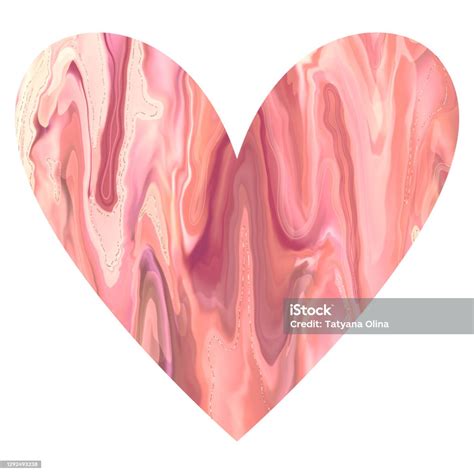 핑크 하트 실루엣과 대리석 감촉 발렌타인 데이 결혼식 휴일을위한 디자인을위한 아름다운 마음 2월에 대한 스톡 벡터 아트 및 기타 이미지 Istock
