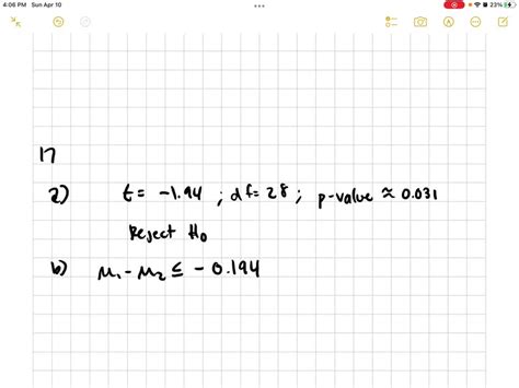 SOLVED Finding Power By Hand Two Sided Test Exercise Shows How To Calculate The Power Of