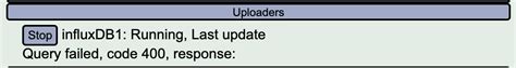 Unable To Connect To Influxdb V1 Query Failed Code 400 Resolved Support Iotawatt User