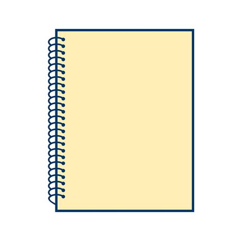 Vector Spiral Notebook Icon Vector Art At Vecteezy