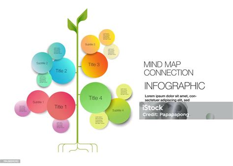 Tree Shape Mind Map Infographic Connection Stock Illustration Download Image Now Mind Map