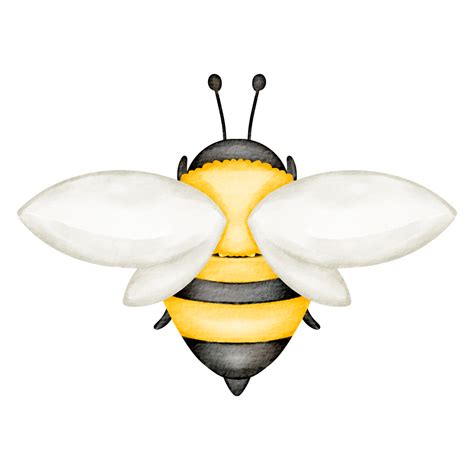 Imágenes Prediseñadas De Abeja Acuarela 23297314 Png