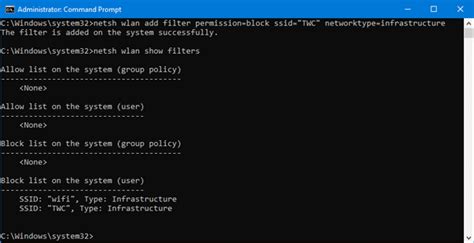 How To Allow Hide Or Block Neighbors Wifi Networks On Windows 1110