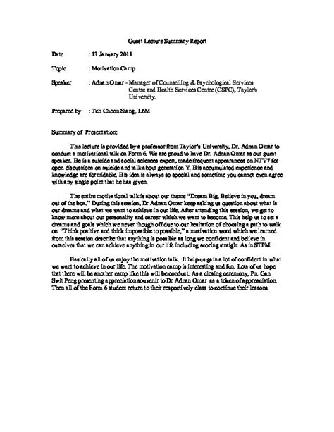 guest lecture summary report pdfcoffee