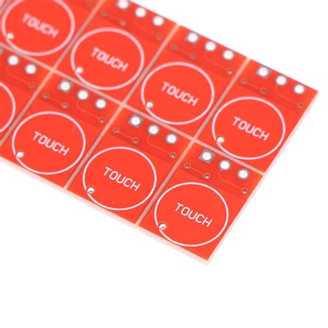 10pcslot Hot Ttp223 Capacitive Touch Switch Button Self Lock Module