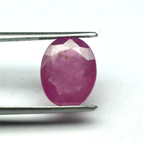 Natural Ruby Gemstone Faceted Red Ruby Oval Shape Ctloose Etsy