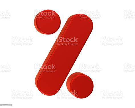 빨간색 백분율 기호 3d 아이콘 0명에 대한 스톡 사진 및 기타 이미지 0명 3차원 형태 가격 Istock
