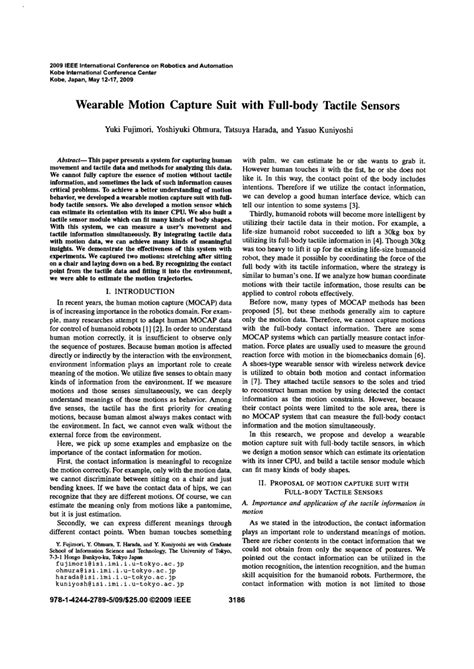 Pdf Wearable Motion Capture Suit With Full Body Tactile Sensors