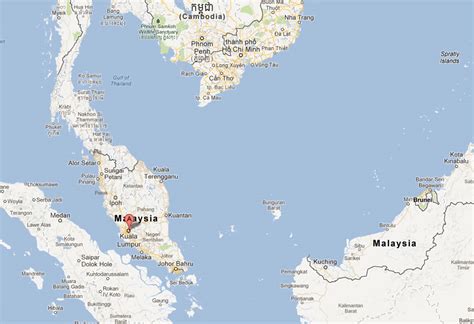 Kuala Lumpur Map Malaysia