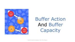 Buffer Action And Buffer Capacity PPTX Chemistry Science