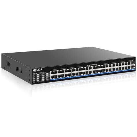 48 Port Gigabit Ethernet Switch Unmanaged 2 X 1g Sfp Port Nicgiga