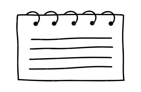 Notebook Paper Border Doodles