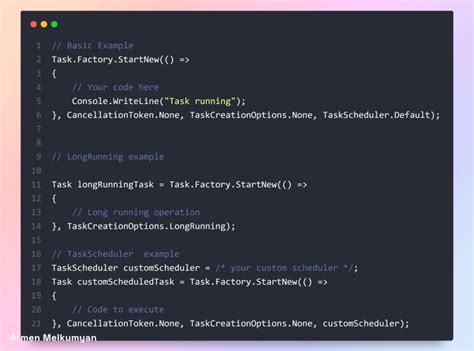 Armen Melkumyan On Linkedin Csharpprogramming Dotnetdevelopers Task