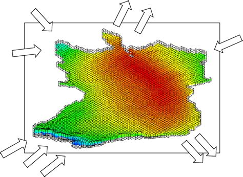 Figure 2 From Modeling Groundwater Surface By Modflow Math Code And Geostatistical Method