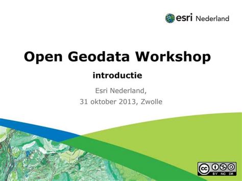 Open Geodata Workshop Ppt
