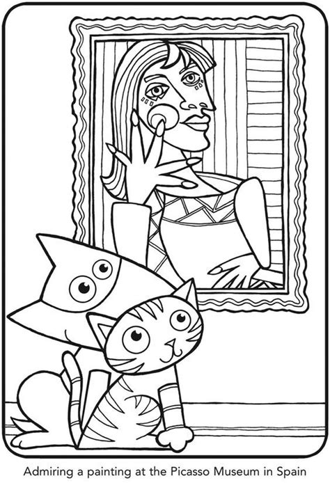 Pin De Barbara En Coloring Cat Arte De Picasso Obras De Arte Famosas