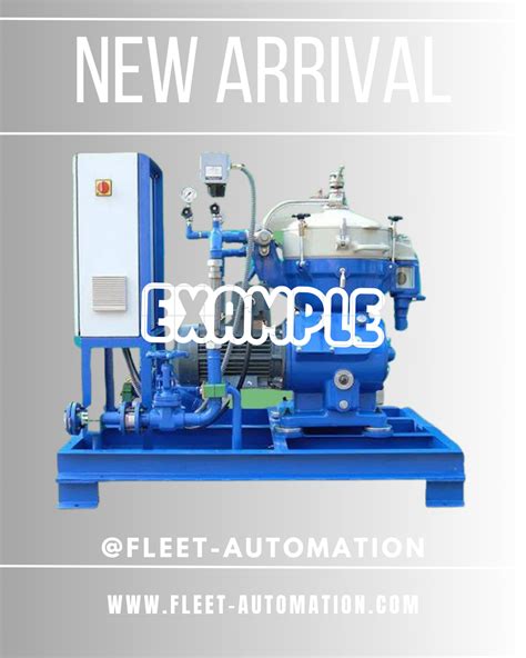 Alfa Laval Mmpx303 Separator Fleet Automation