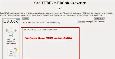 Cara Convert Code Html Ke Bbcode Tutorialgue