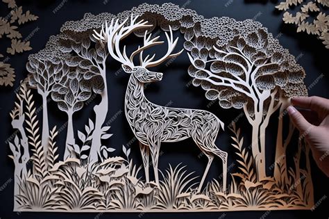 Premium Ai Image Depth And Dimension Creating Stunning Multilayer Paper Cut Designs Layer By