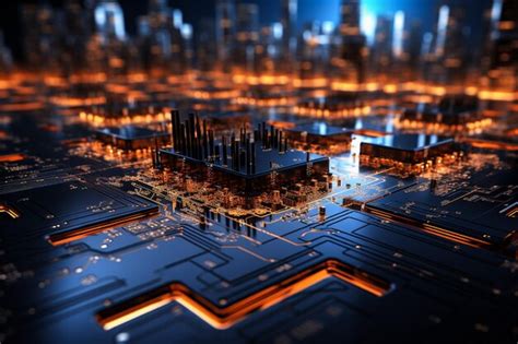 Premium Ai Image Central Computer Processors Cpu Concept Motherboard Digital Chip Technology