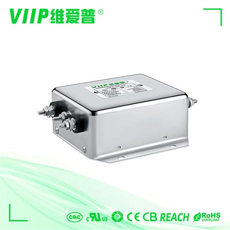 Two Stage Emc Emi Single Phase Rfi Filter 15a For Servo Motors