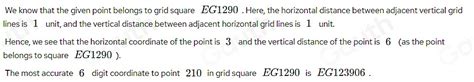 Solved Next What Is The Most Accurate 6 Digit Coordinate To Point 210
