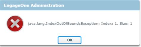 Resolve Javalangindexoutofboundsexception While Deletion Of Duplicate Template In Engageone