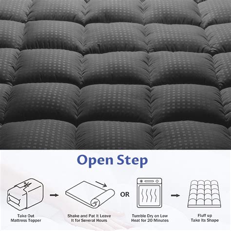 Justlet Extra Thick California King Mattress Topper Cooling Mattress