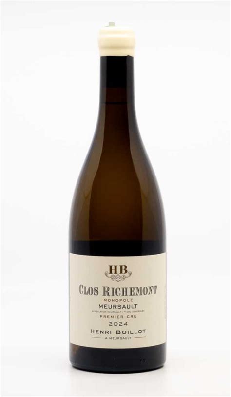 Boillot Henri Meursault 1er Cru Le Clos Richemont Monopole 2024