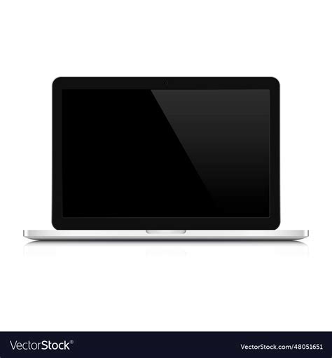 Laptop Computer Royalty Free Vector Image Vectorstock