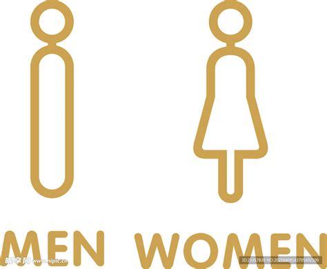 男女厕所标识设计图 广告设计 广告设计 设计图库 昵图网