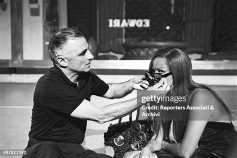 Italian Director And Scriptwriter Mario Monicelli Putting Sunglasses