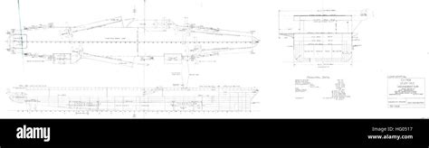 USS United States CVA 58 Preliminary Design Drawing 18 September 1947 Stock Photo Alamy