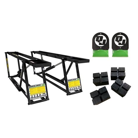 Quickjack Package 1 5000tl 110v 1 Wall Hangers Set 1 Pinch Weld Blocks Set