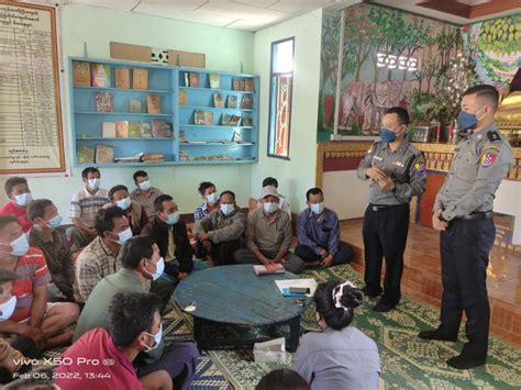 ကျိုင်းတုံမြို့၌ လူကုန်ကူးမှုတားဆီးကာကွယ်ရေး အသိပညာပေးဟောပြော Information And Public Relations