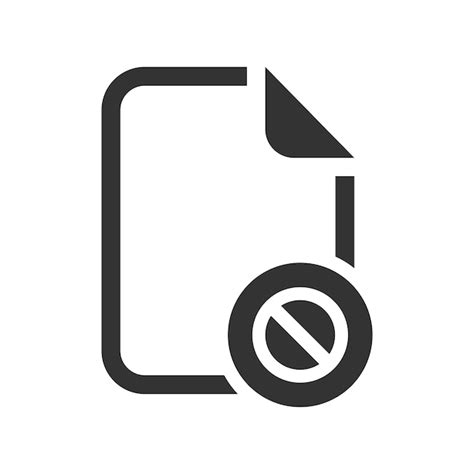 Premium Vector Block File Icon