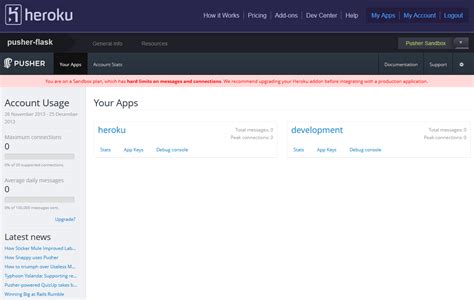Flaskでpusherを使う — Memoblog