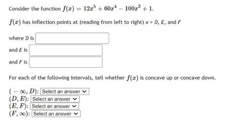 solved consider the function f x 6x 2x−1 for this function