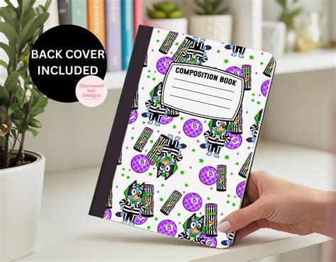 Composition Notebook Covers Composition Book Cover Template Canva