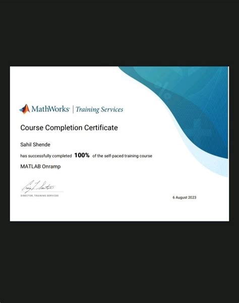 Sahil Shende On Linkedin Matlab Mathworks Training Skillbuilding