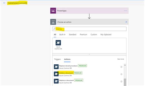 Delete Data From Azure Cosmos Db Using Power Automate