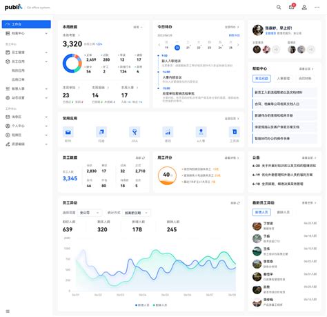 企业oa管理工作台 花瓣网