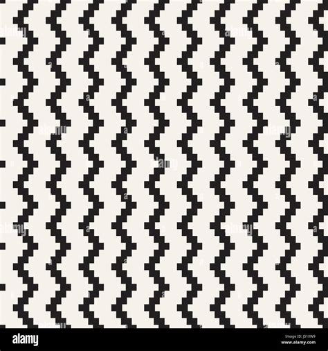 Repeatable Geometric Grid Texture Vector Seamless Mesh Pattern Monochrome Zigzag Edgy Lines