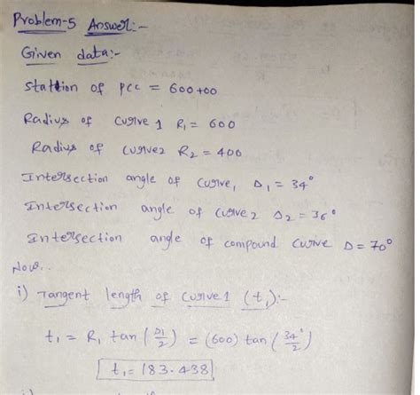 Solved PLEASE HELP ME ASAP HOW DID THEY GET RADIUS OF CURVE Chegg Com