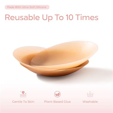 Oleles Sticky Gf Nipple Cover 3 Shade Cream Sand Cocoa Shopee