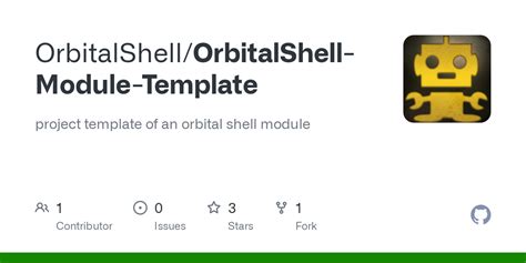 Github Orbitalshellorbitalshell Module Template Project Template Of An Orbital Shell Module