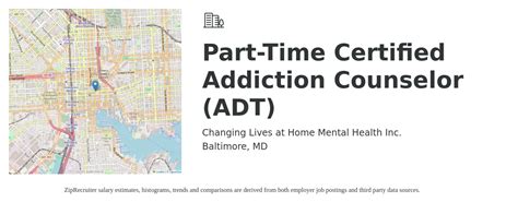 Part Time Certified Addiction Counselor Adt Hiring Now