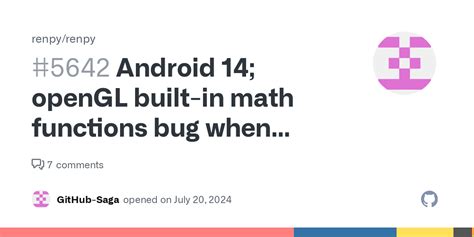 Android 14 Opengl Built In Math Functions Bug When Calculating With V