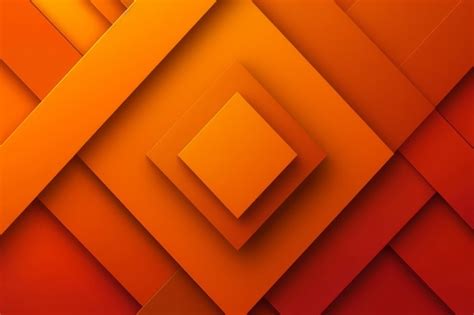 premium photo orange squares overlapping each other